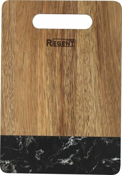 Доска разд. прямоуг. вставка черный мрамор 23х16х1,2см Linea ACACIA. Regent