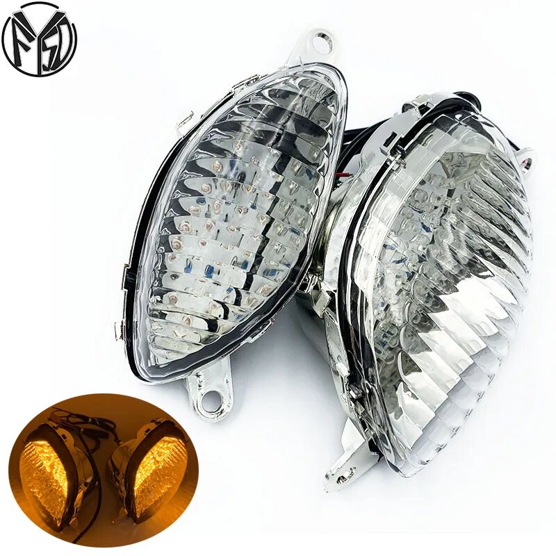 Мото фара указатель поворота Clear 1 Suzuki Hayabusa