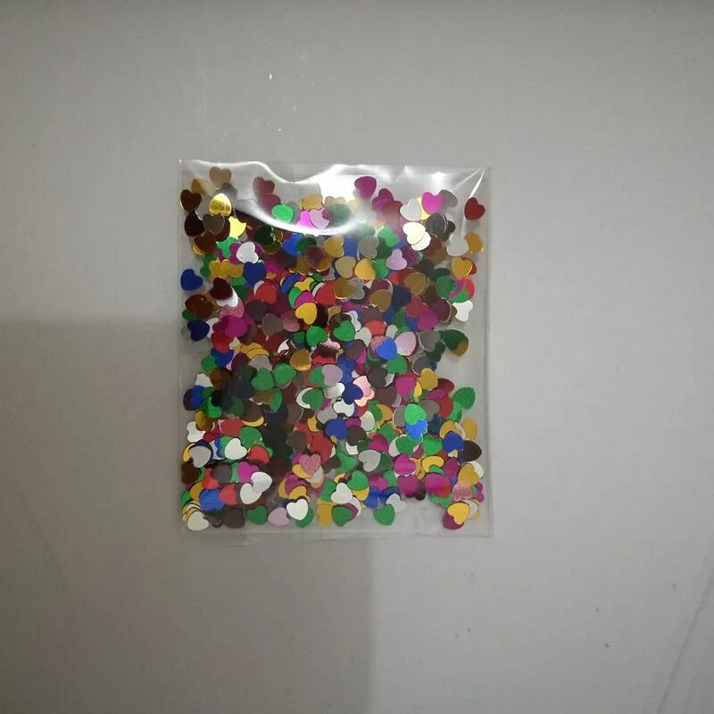 Конфетти сердечки Chicnlife, mixcolor heart, 1000 шт.