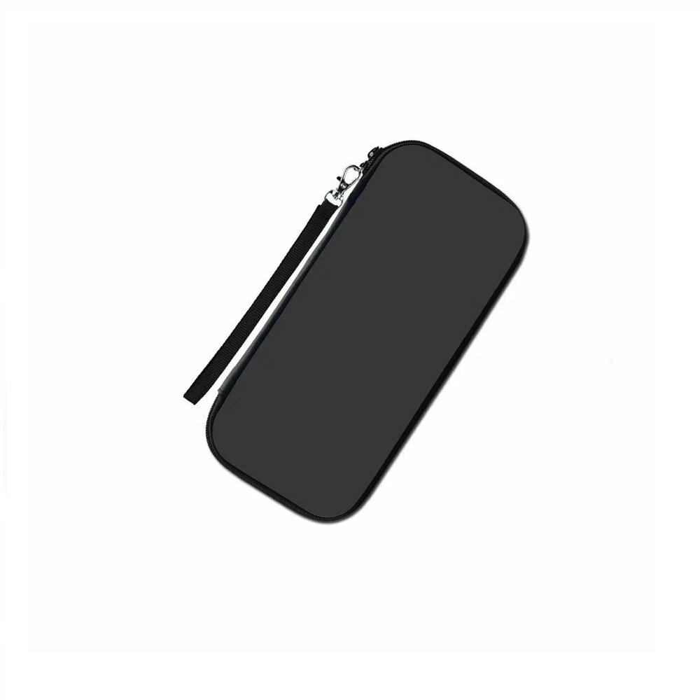 Чехол OLED, для Nintendo Switch, силикон, текстиль, противоударный, черный, с логотипом