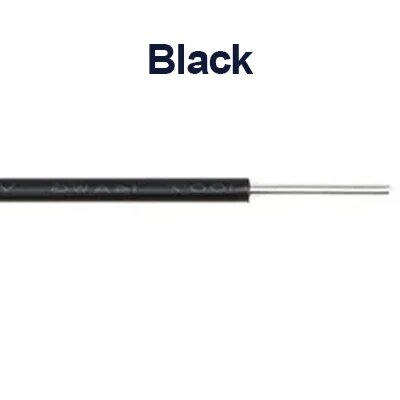 UL1007 Одножильный медный провод 26-14 AWG 22AWG, черный, 2 meters