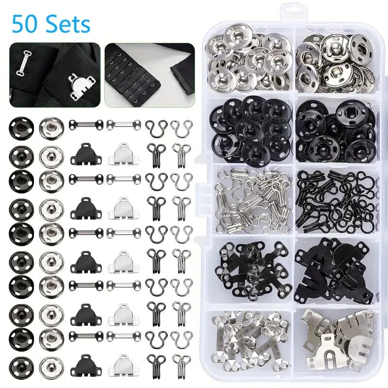 Комплект швейных застежек JAY HOME 50 шт.