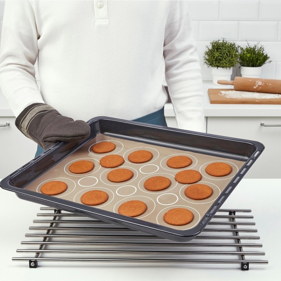 Коврик для выпечки IKEA "BAKTRADITION", силикон, прямоугольный, 41x31 см