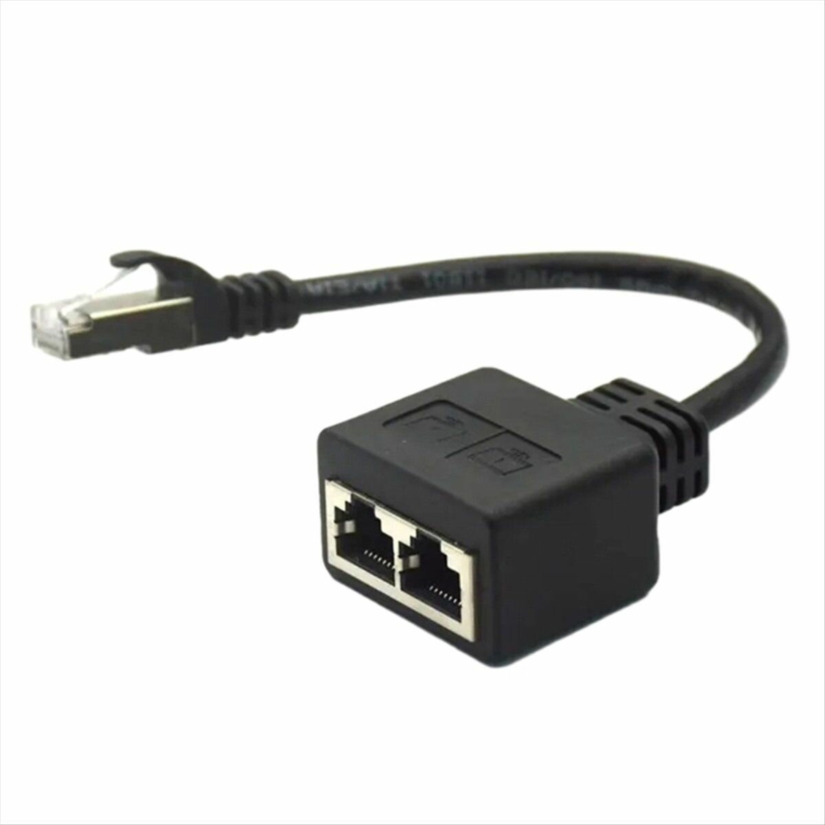 Кабель-адаптер-разветвитель RJ45 1xMale на 2xFemale для локальной сети Ethernet