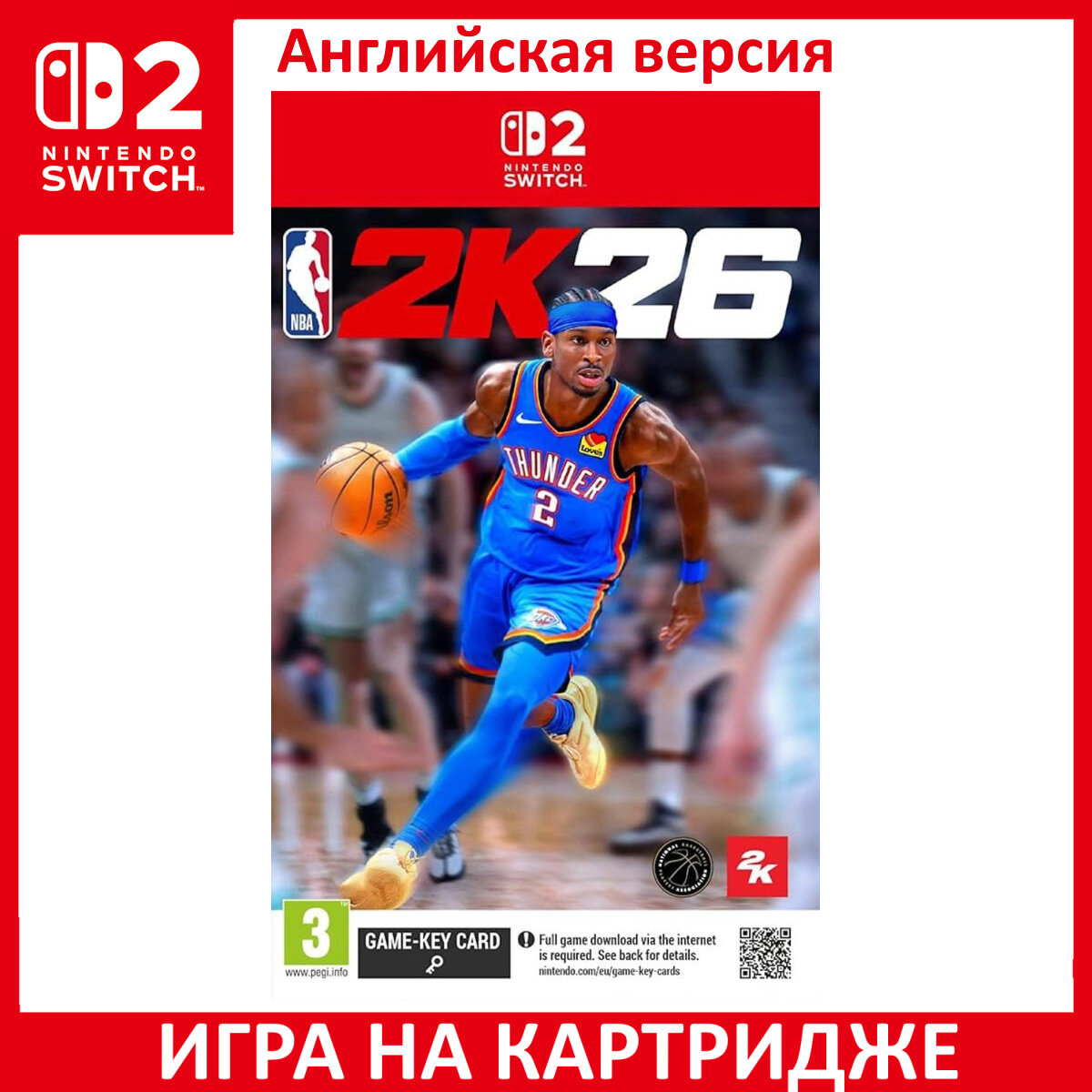 NBA 2K26 (Game-Key Card) (Switch 2)
