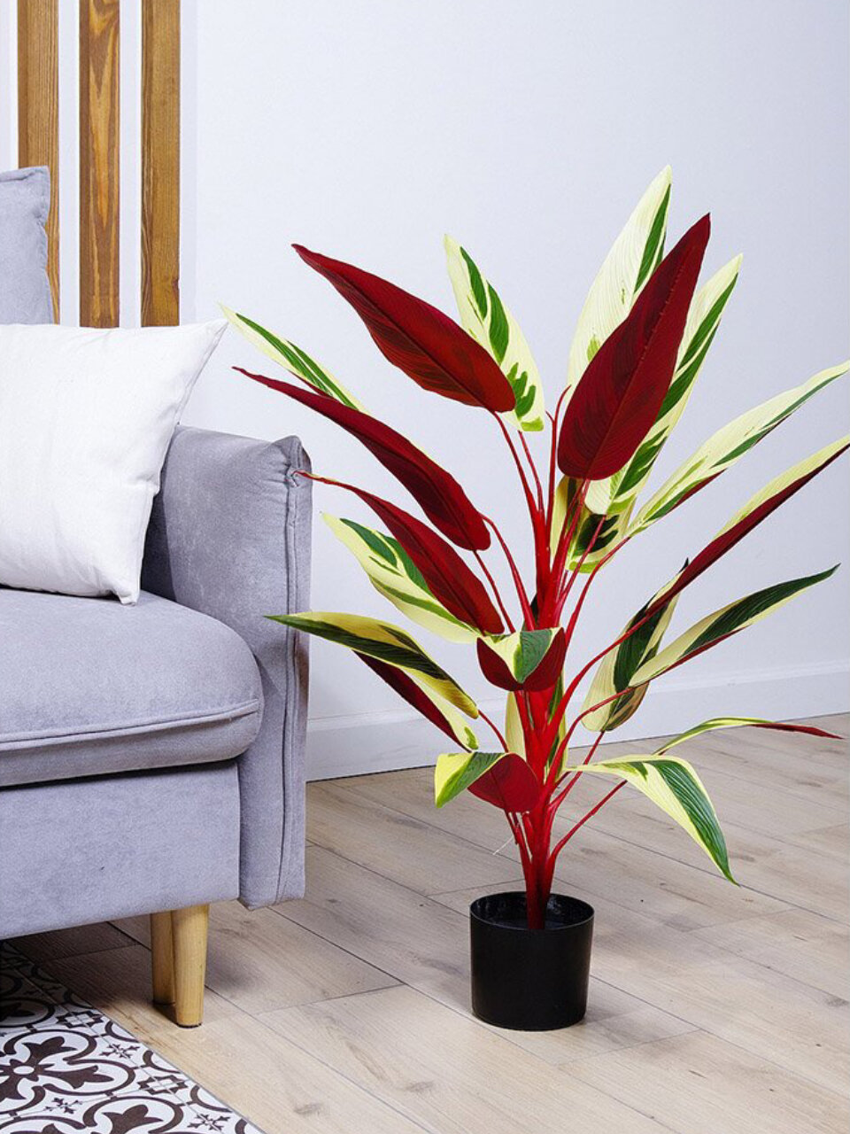 Дерево искусственное декоративное Строманта, в кашпо, 105 см, Y4-3369