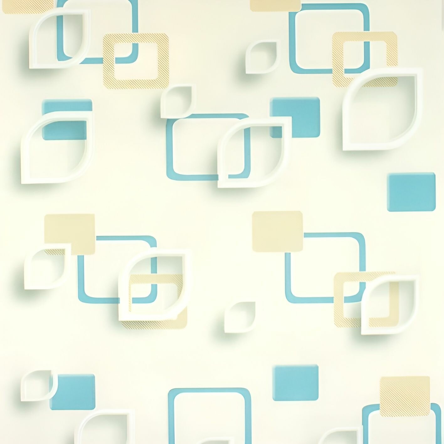 Обои бумажные, моющиеся, полуметровые, 0,53*10м, Геометрия 1