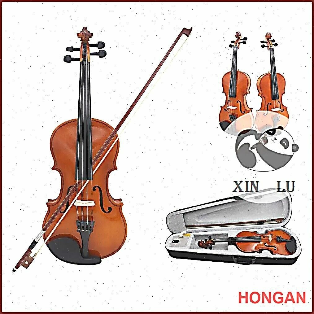 Скрипка из цельного дерева студенты, дети, начинающие, взрослые играют на скрипке 4/4