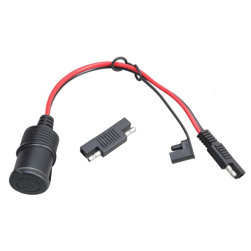 14AWG Удлинитель SAE к автомобильной розетке 0-36 В с защитой от пыли