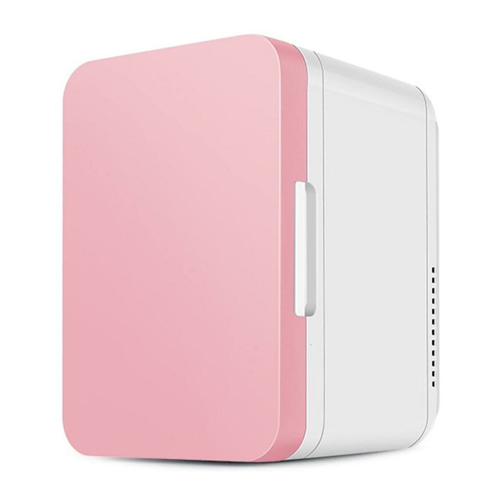 Мини-холодильник для косметики и закусок, Розовый