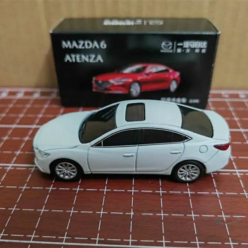 Коллекционные Модель автомобиля Мазда6 Atenza металлическая модель 1:64 Mazda6 Atenza