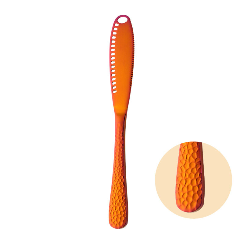 Многофункциональный сыр из нержавеющей стали с отверстиями для намазывания крема, хлеба, джема, сыр с многофункциональным змеиным узором