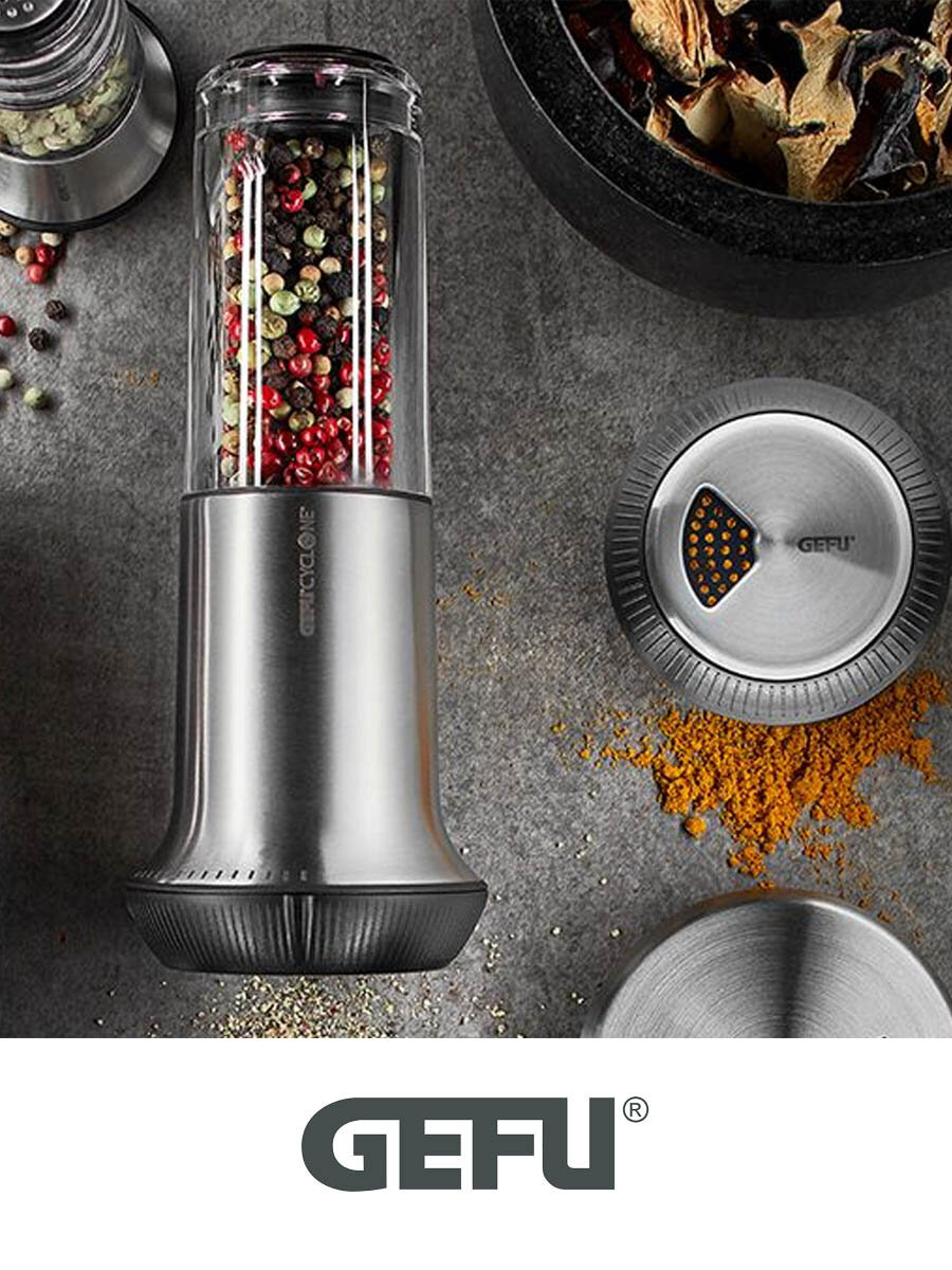 Мельница для специй X-Plosion L, 18,5 см, нержавеющая сталь, пластик, керамика