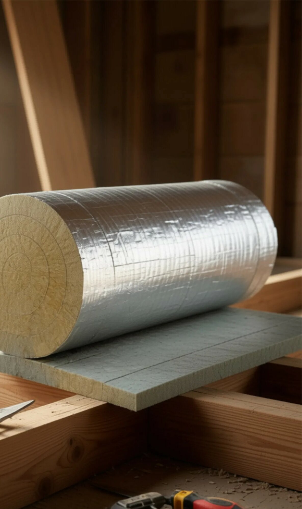 Теплоизоляционный материал Rockwool "ламелла", для трубопроводов, резервуаров и воздухопроводов, 8м х 1м х 3см