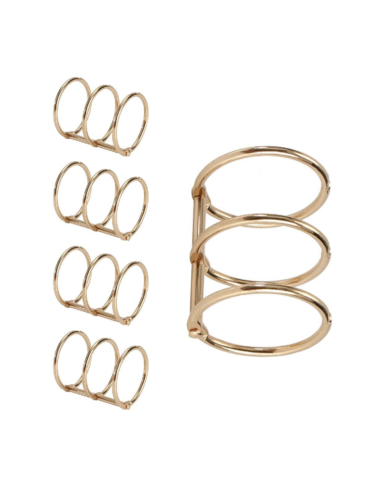 5 шт 20/30 мм связующие кольца Металлические переплетные кольца для переплета фотоальбома