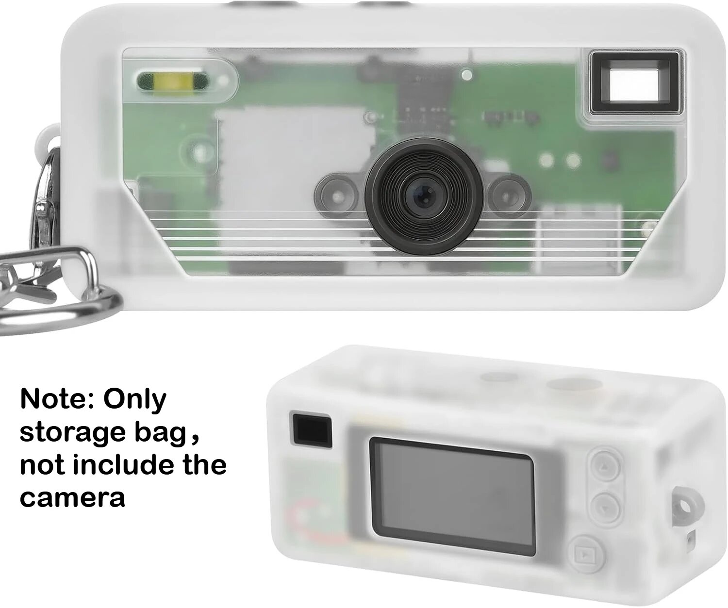 Силиконовый чехол для брелочной камеры Kodak CHARMERA, Transparent