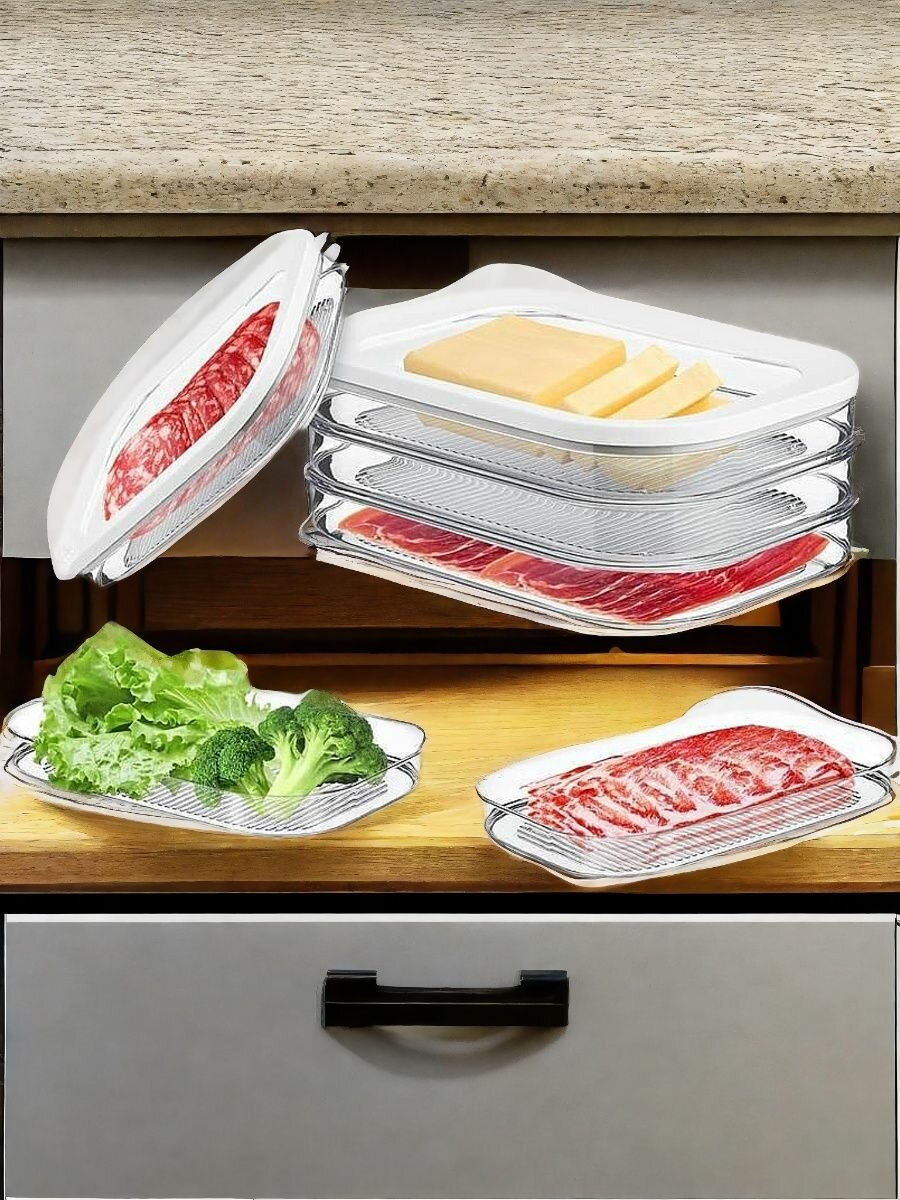 Контейнер пищевой, 3 шт