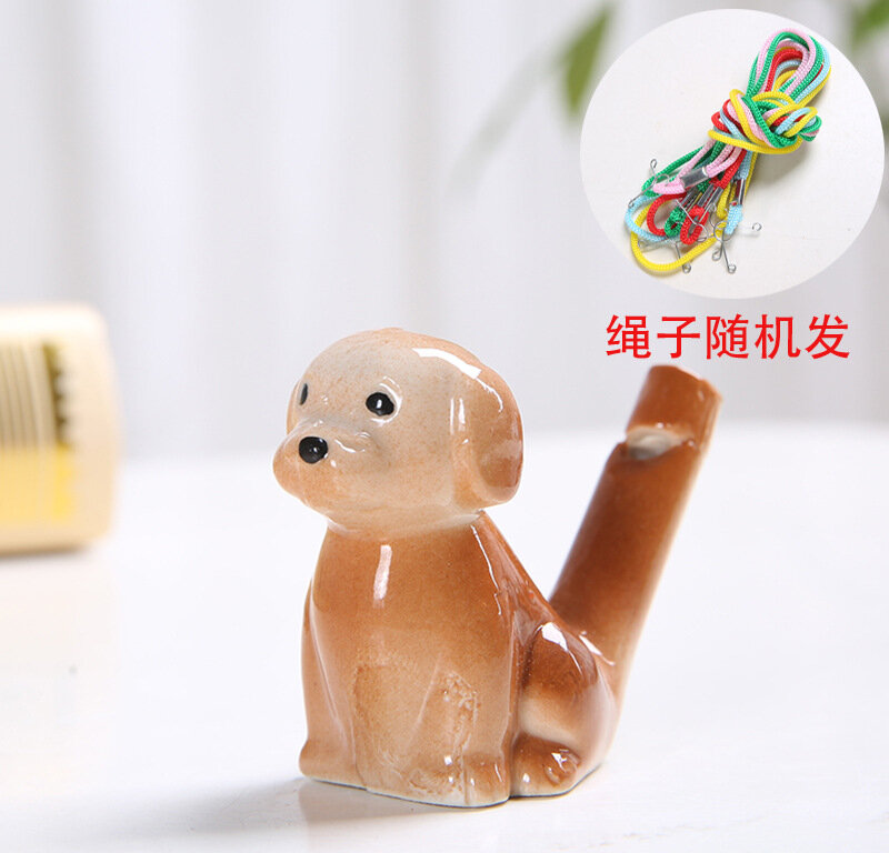 Детский свисток для птиц с водой, свисток с звуком птицы, подарок для детского сада, керамическая игрушка для птиц, водяной свисток для животных