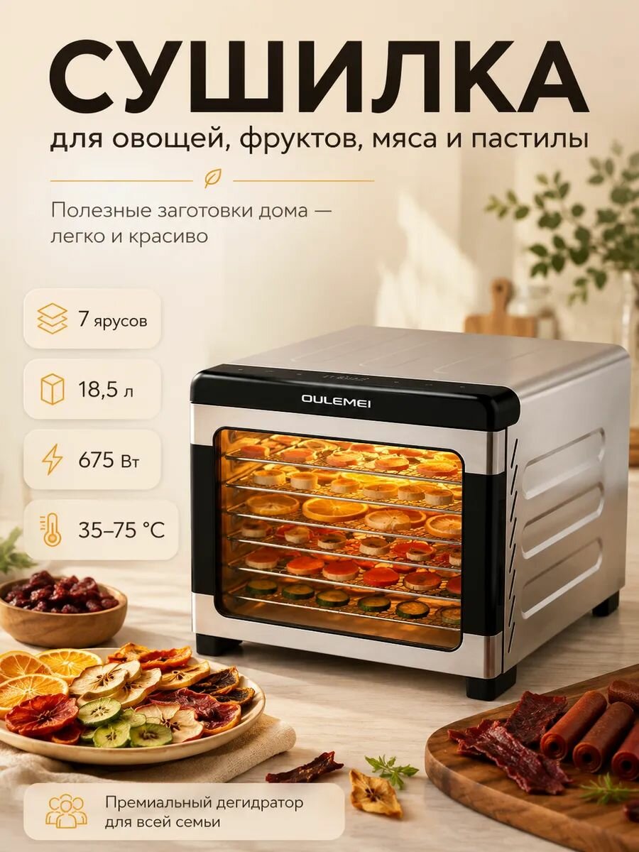 Сушилка для овощей и фруктов электрическая мощная