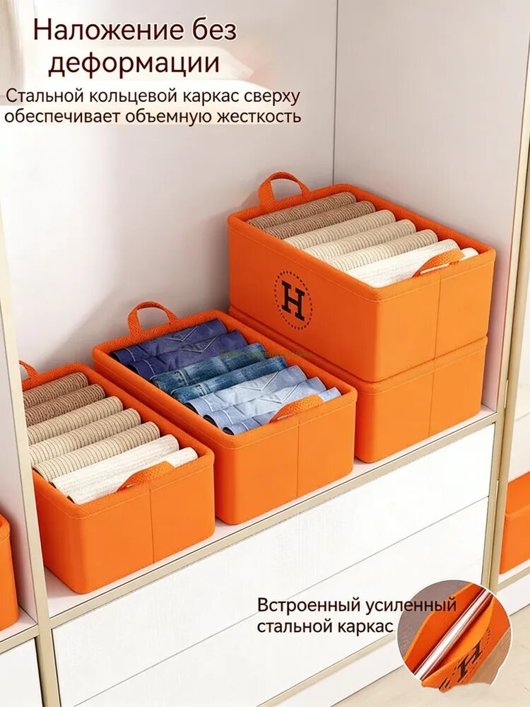 Контейнер для хранения вещей длина 40 см, ширина 21 см, высота 21 см.