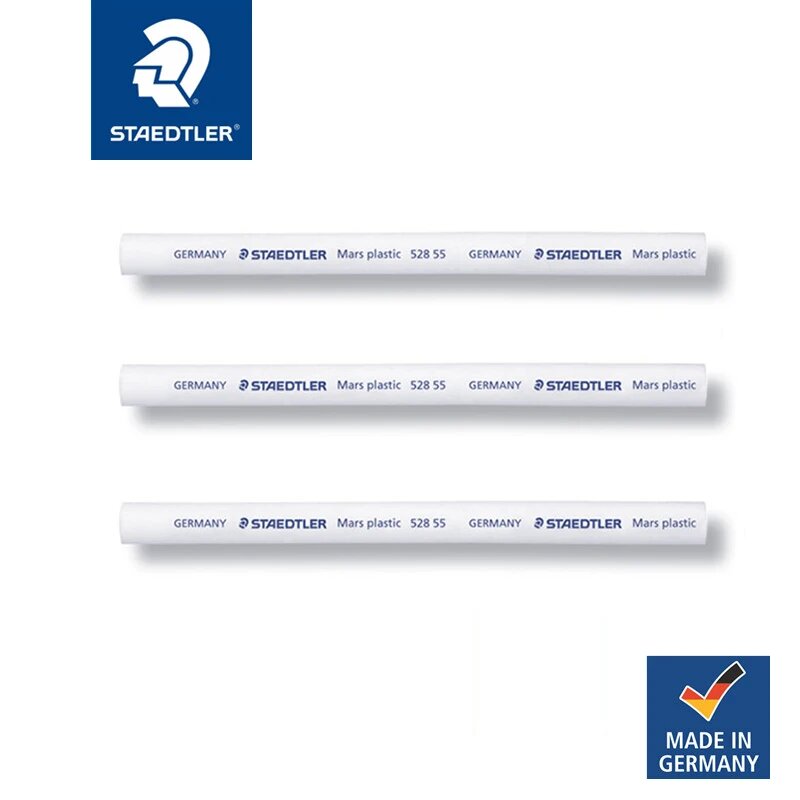 STAEDTLER Mars пластиковый ластик, белый, 528 55-3шт