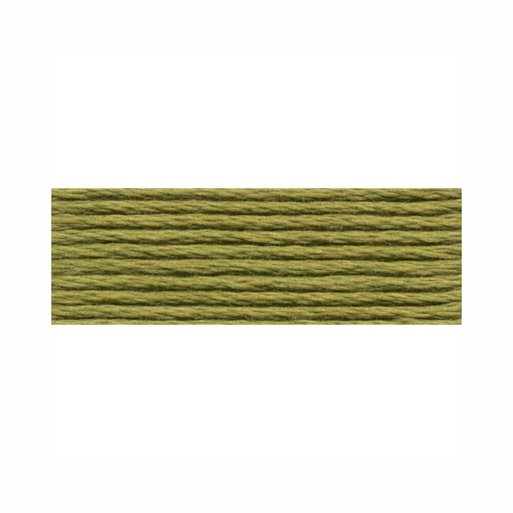 Мулине "DMC" 100% хлопок 8 м №0370 оливковый