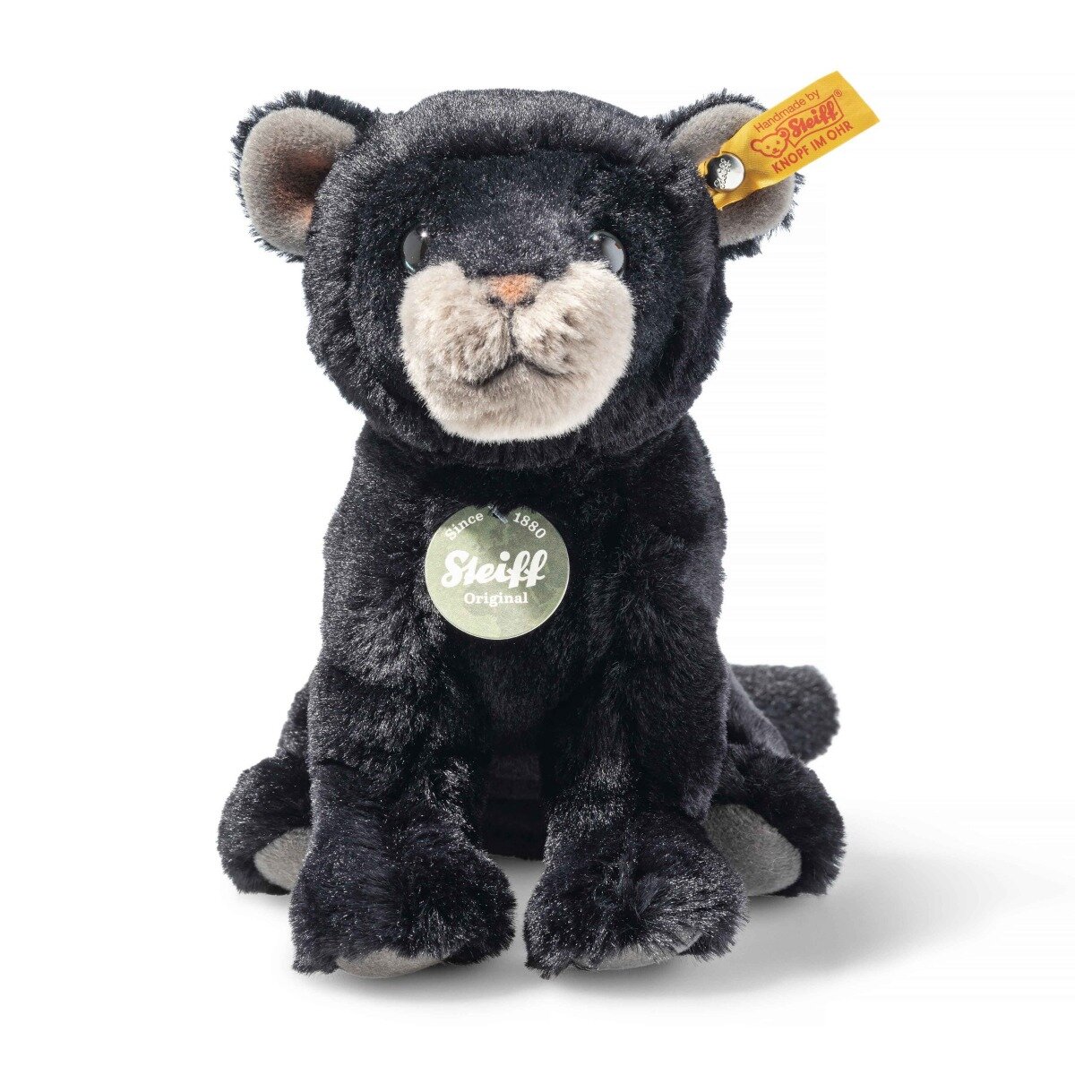 Мягкая игрушка Steiff Teddies for tomorrow Taky baby panther (Штайф Тедди завтрашнего дня малыш пантеры Таки, 19 см)