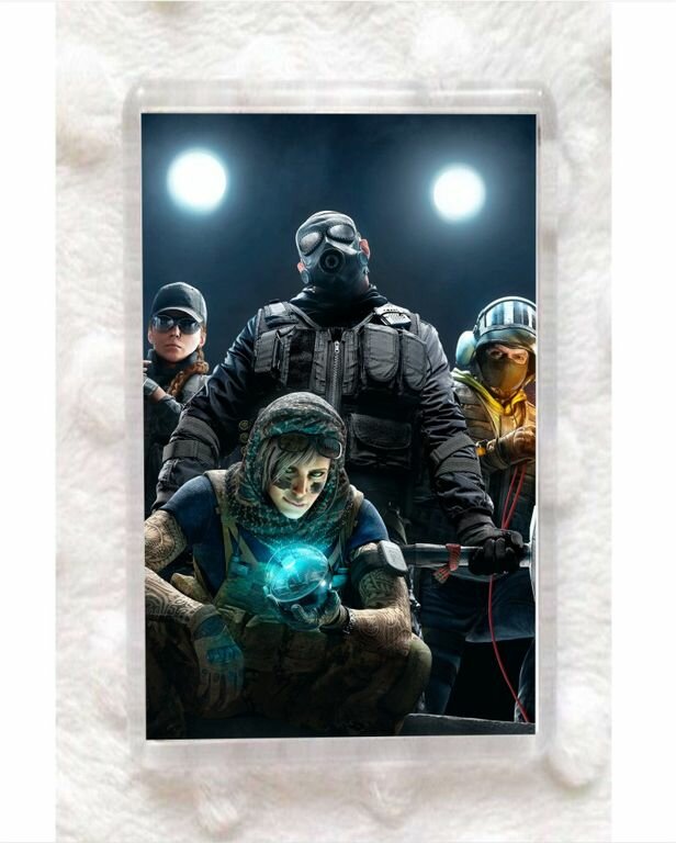 Магнит акриловый Tom Clancy’s Rainbow Six, Том Клэнси’с Реинбоу Сикс №9