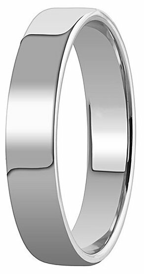 Кольцо обручальное, серебро, 925 проба, родирование