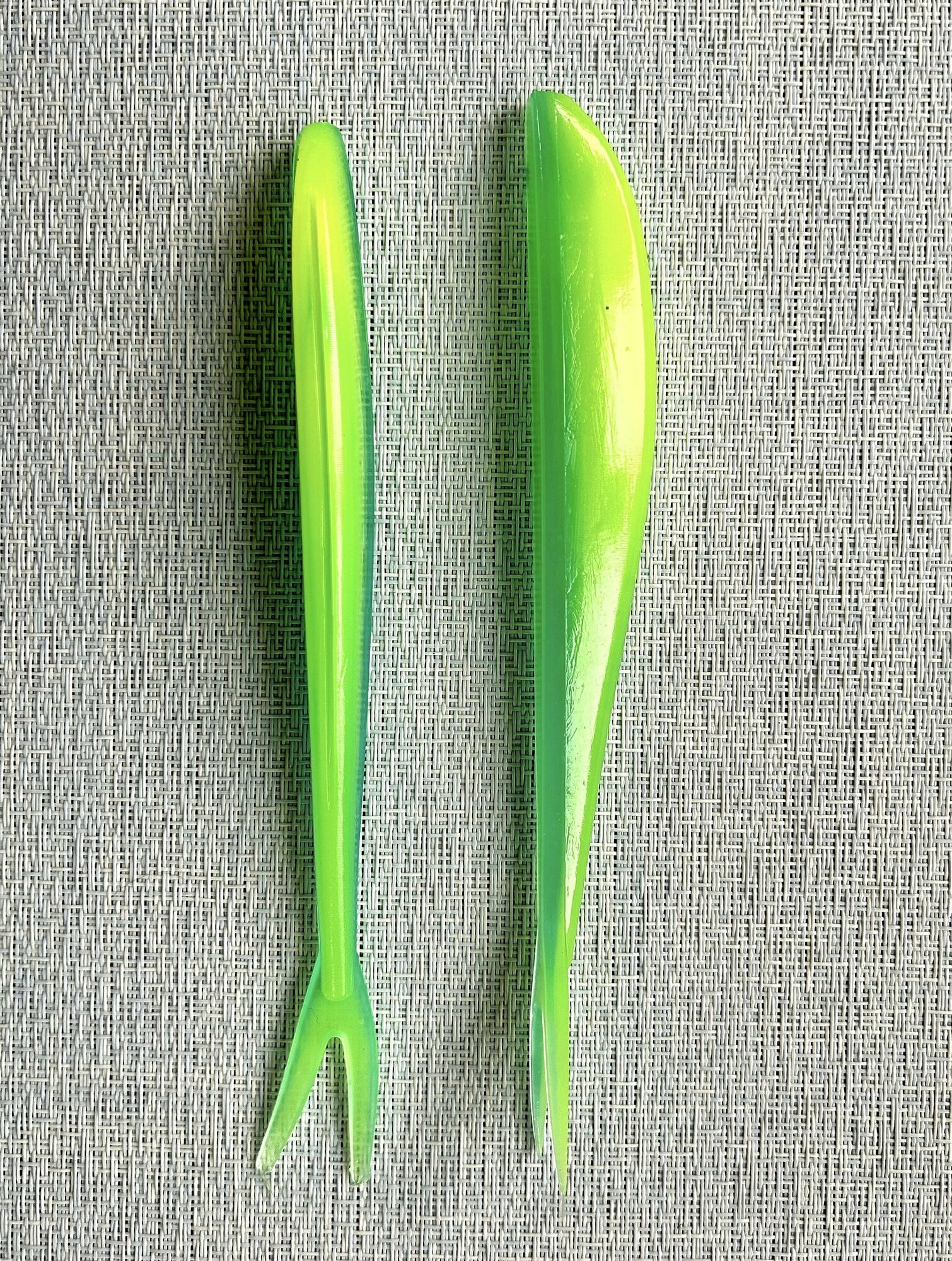 Крупная силиконовая приманка для рыбалки Pike Slag 17,8 см (свимбейт/ джеркбейт), Голубой-Шартрез/ Blue mint/ pal03/ Ice Chartreuse, 2 шт.