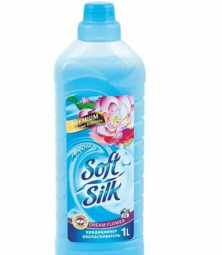 ROMAX Ополаскиватель для тканей, "Soft Silk Premium", Dream flower, 1л/