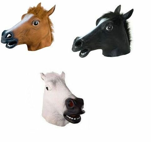 Маска карнавальная "Голова лошади". Набор 3 шт .