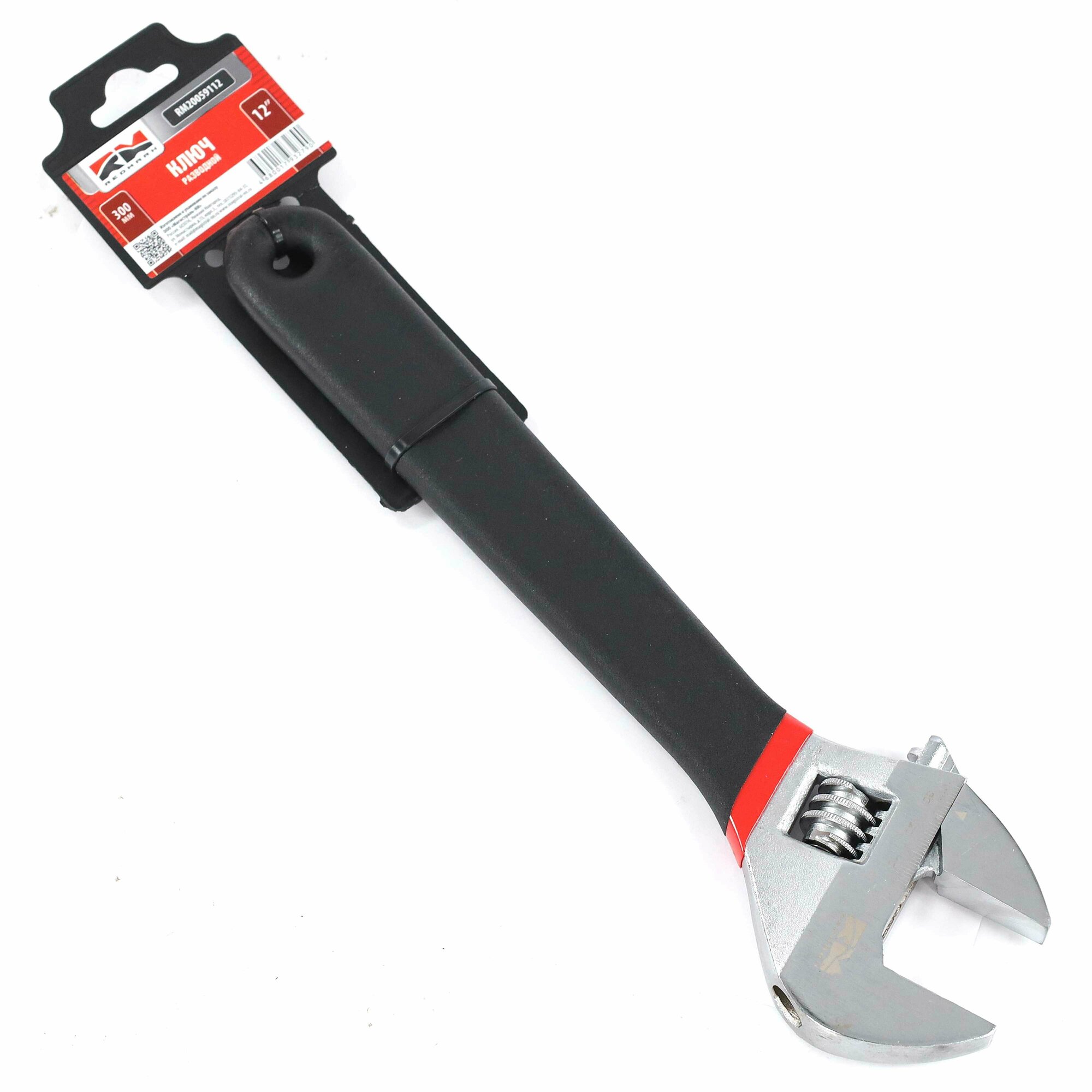 Ключ разводной RedMark RM20059112, 12", с измерительной шкалой, 300 мм, 1 шт.