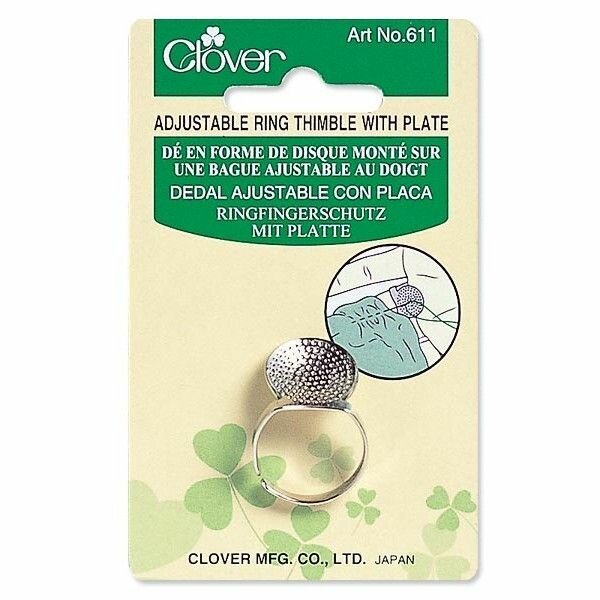 Наперсток регулируемый с упором Clover (611)