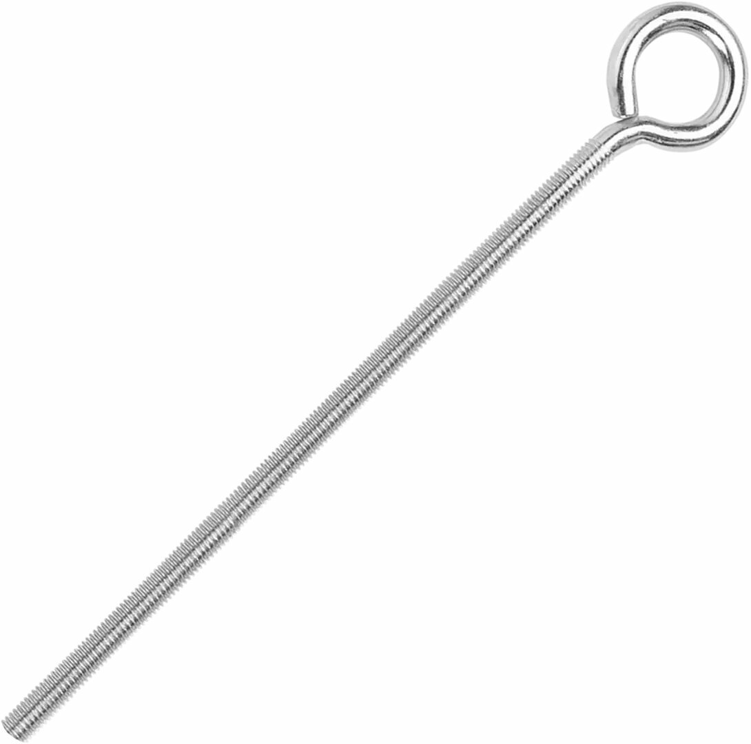 Крюк с винтом для завинчивания М8x180 мм оцинкованный