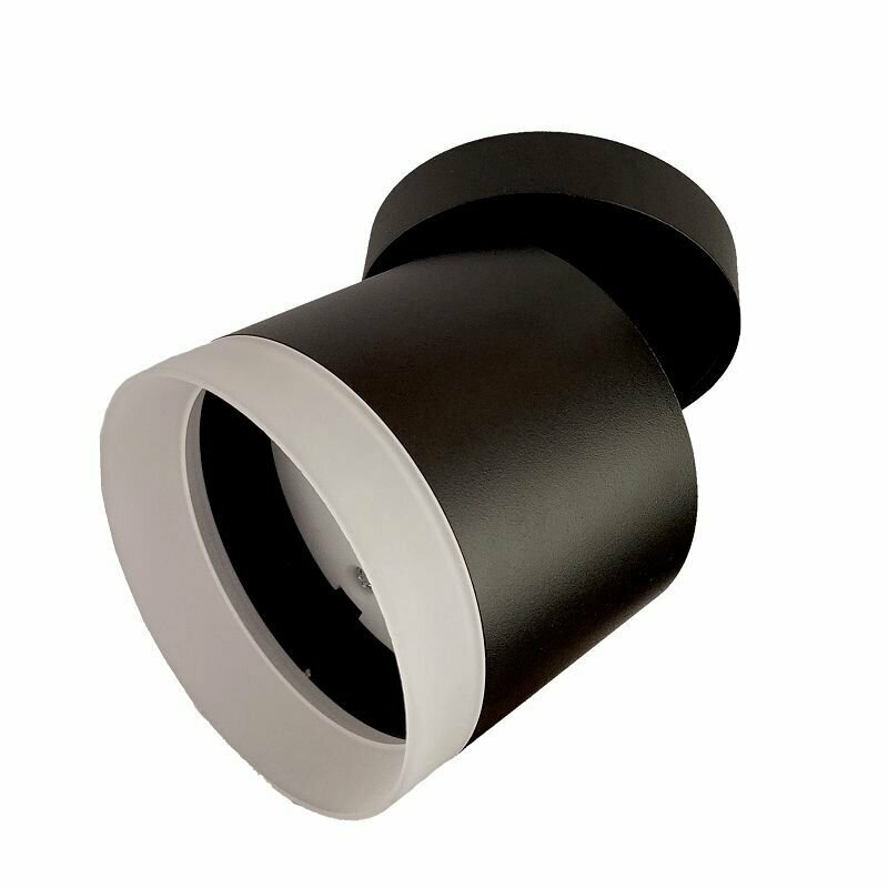 Накладной И Поворотный светильник Цилиндр GX53 Черный D83х90мм Трансформер