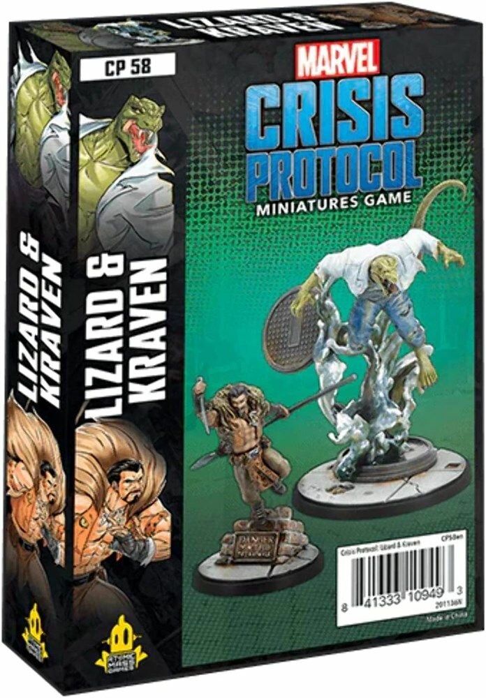 Настольная игра MARVEL CRISIS PROTOCOL: LIZARD & KRAVEN EN