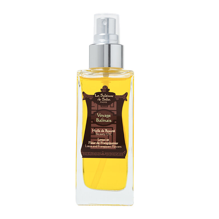 La Sultane de Saba Huile de beaute FLEURS DE LOTUS ET DE FRANZIPANI Масло Франция 200 мл