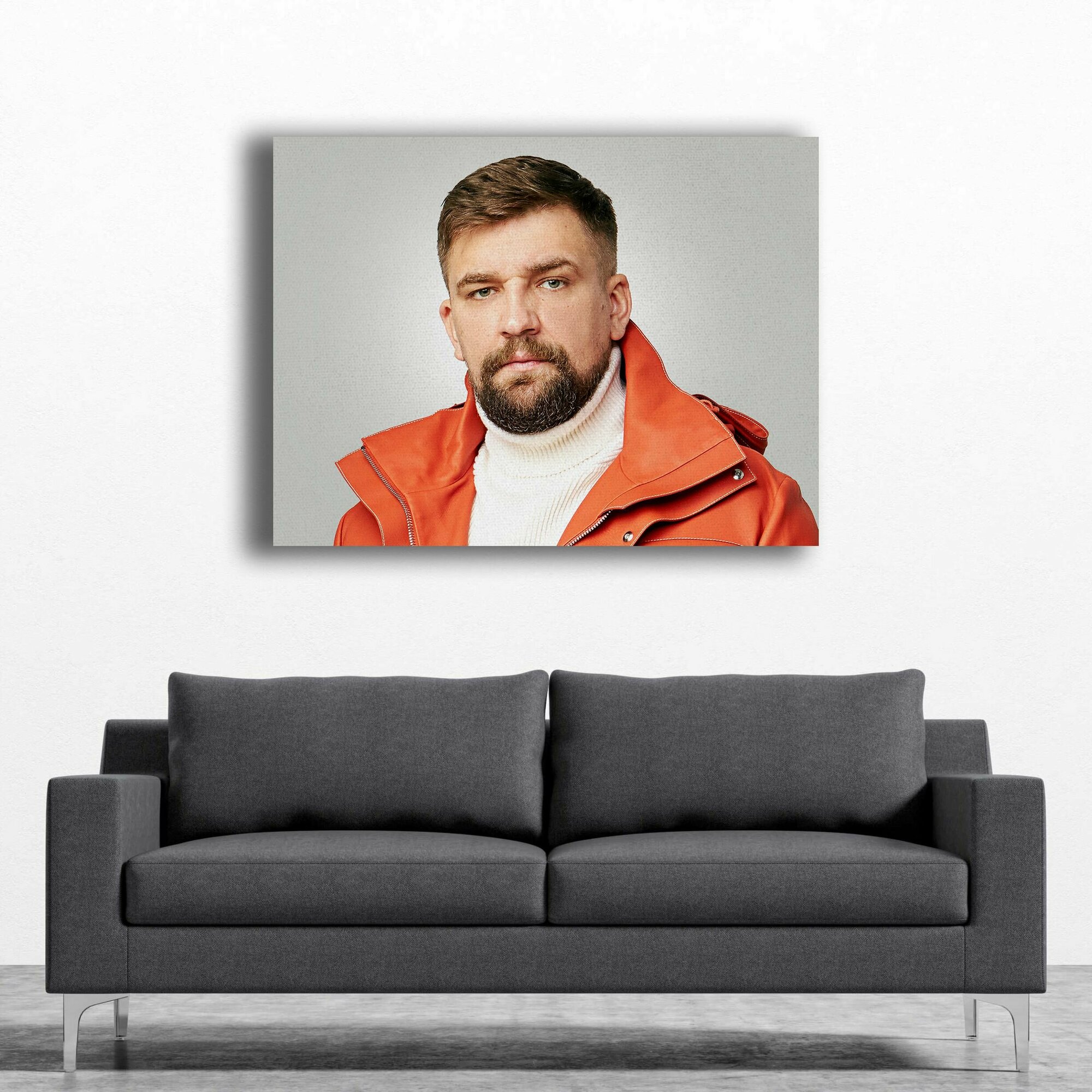 Интерьерная картина на холсте / Репер / Баста 30*40