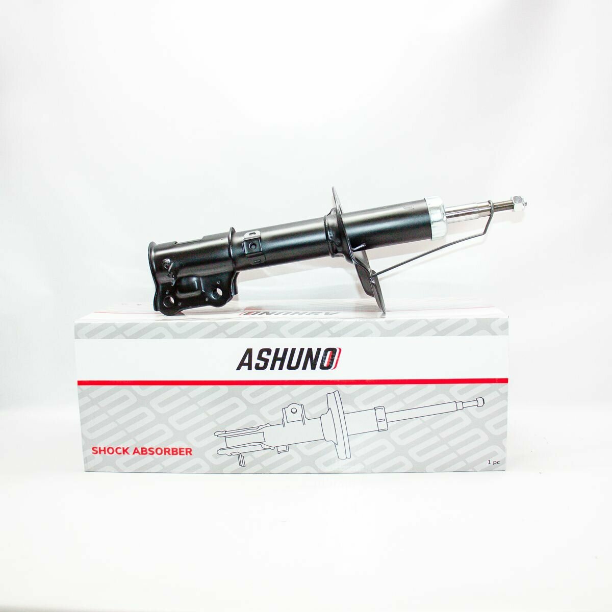 Стойка передняя правая ASHUNO для Hyundai Solaris , Accent , Kia Rio / Хендай Солярис Акцент Киа Рио A21119 546604L100