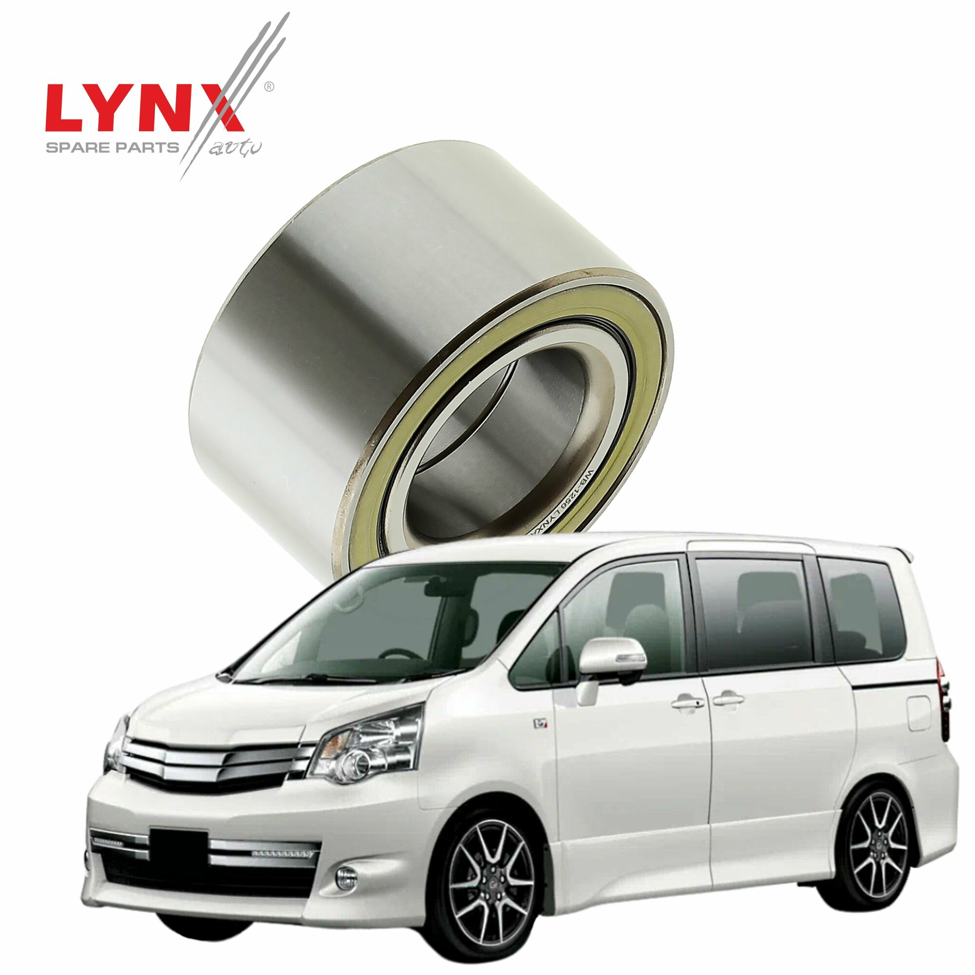 Подшипник ступицы Toyota Noah (2) / Тойота Ноах 2007 2008 2009 2010 2011 2012 2013 / передний, 1 шт LYNXauto