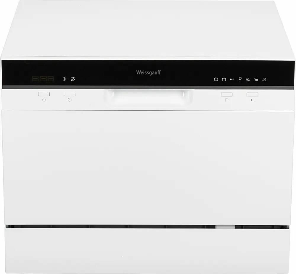 Посудомоечная машина WEISSGAUFF TDW 4017, компактная, 55см, загрузка 6 комплектов