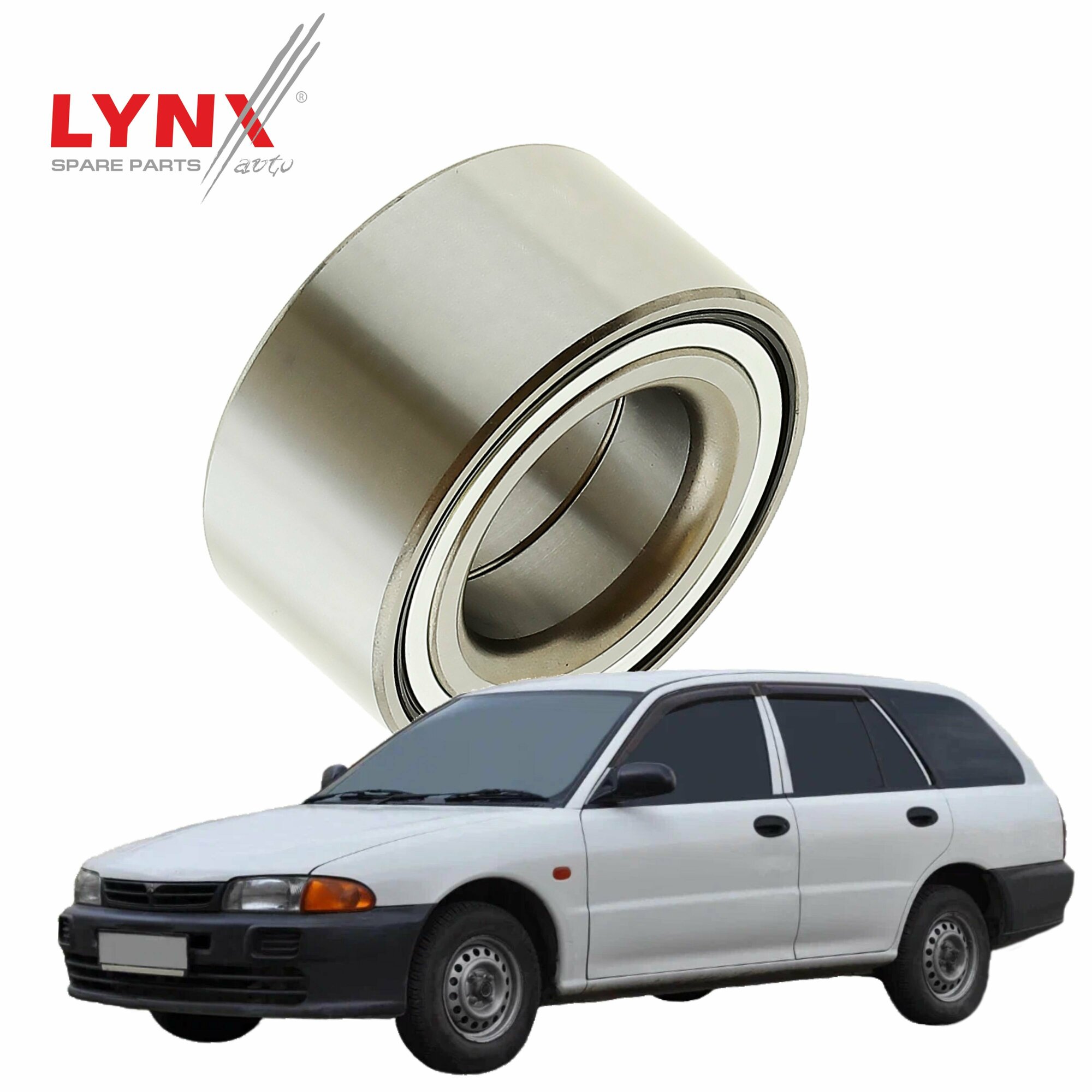 Подшипник ступицы Mitsubishi Lancer (1) / Митсубиси Либеро 1992 1993 1994 1995 1996 1997 1998 1999 2000 2001 / передний, 1 шт LYNXauto
