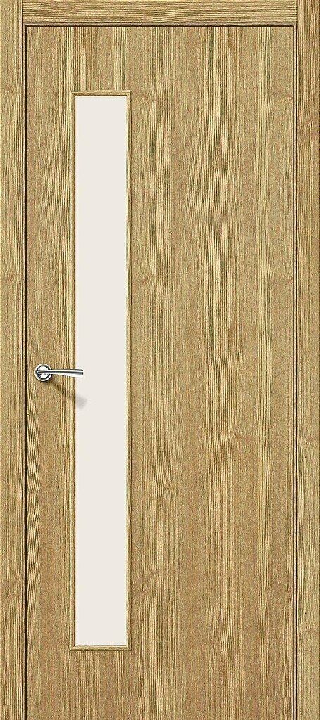 Дверь Гост-3 / Цвет Т-01 (ДубНат) / Стекло Magic Fog / Двери Браво