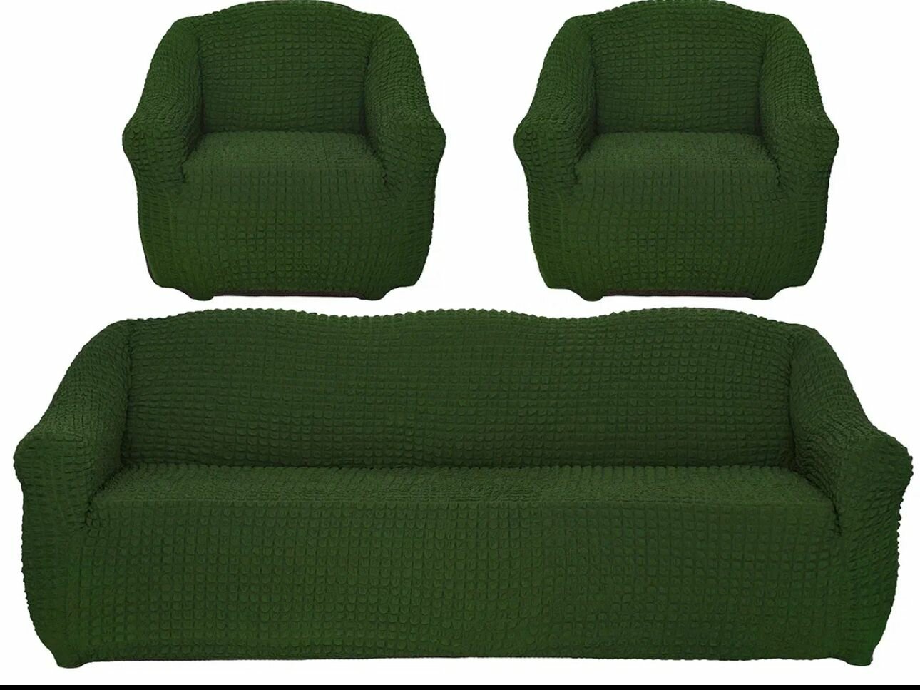 Чехол на диван и 2кресла без оборки