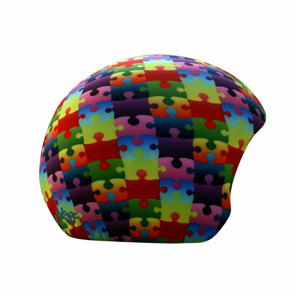 Нашлемник CoolCasc Colour Puzzle, универсальный, нейлон, спандекс, цвет разноцветный
