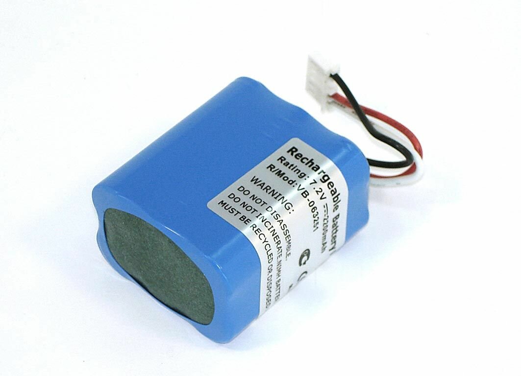 Аккумулятор для пылесоса iRobot Braava 380, GPRHC202N026, 4409709, 7.2V, 2200mAh, код mb063251