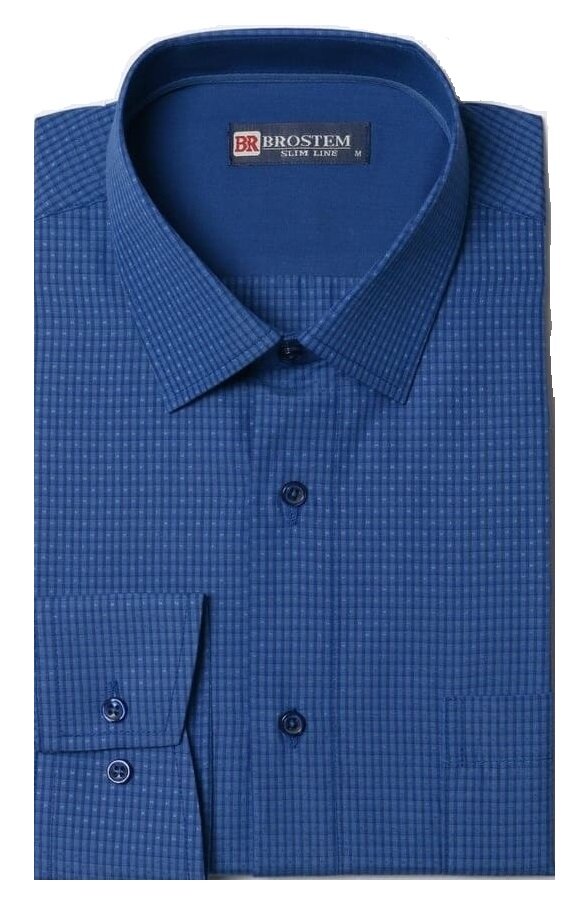 Рубашка длинный рукав, карман, отделка ворота внутри