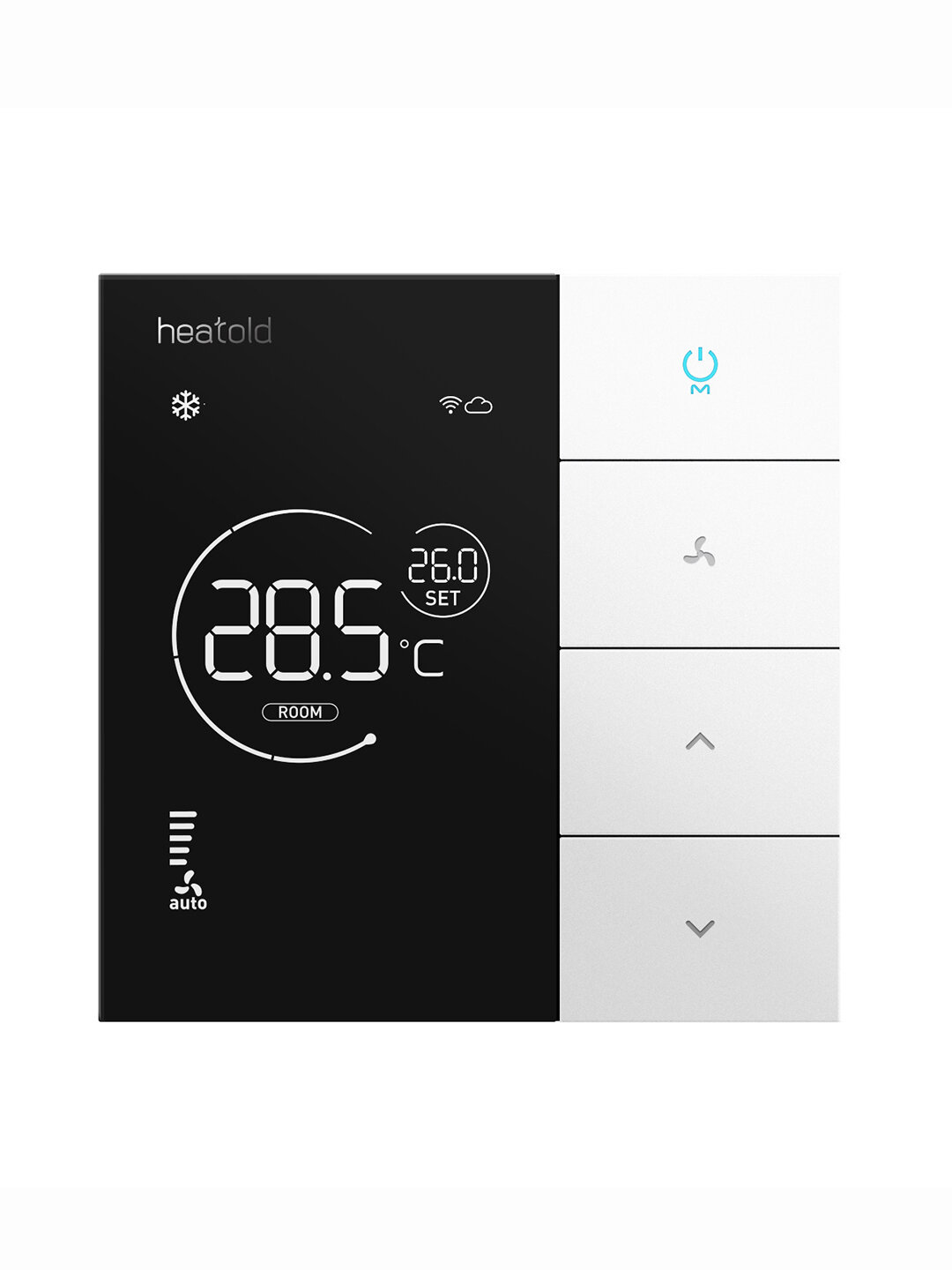Умный термостат для кондиционера и водяного теплого пола Xiaomi Heatcold Smart Thermostat Air Conditioner And Floor Heating Systems White (TH1230T)