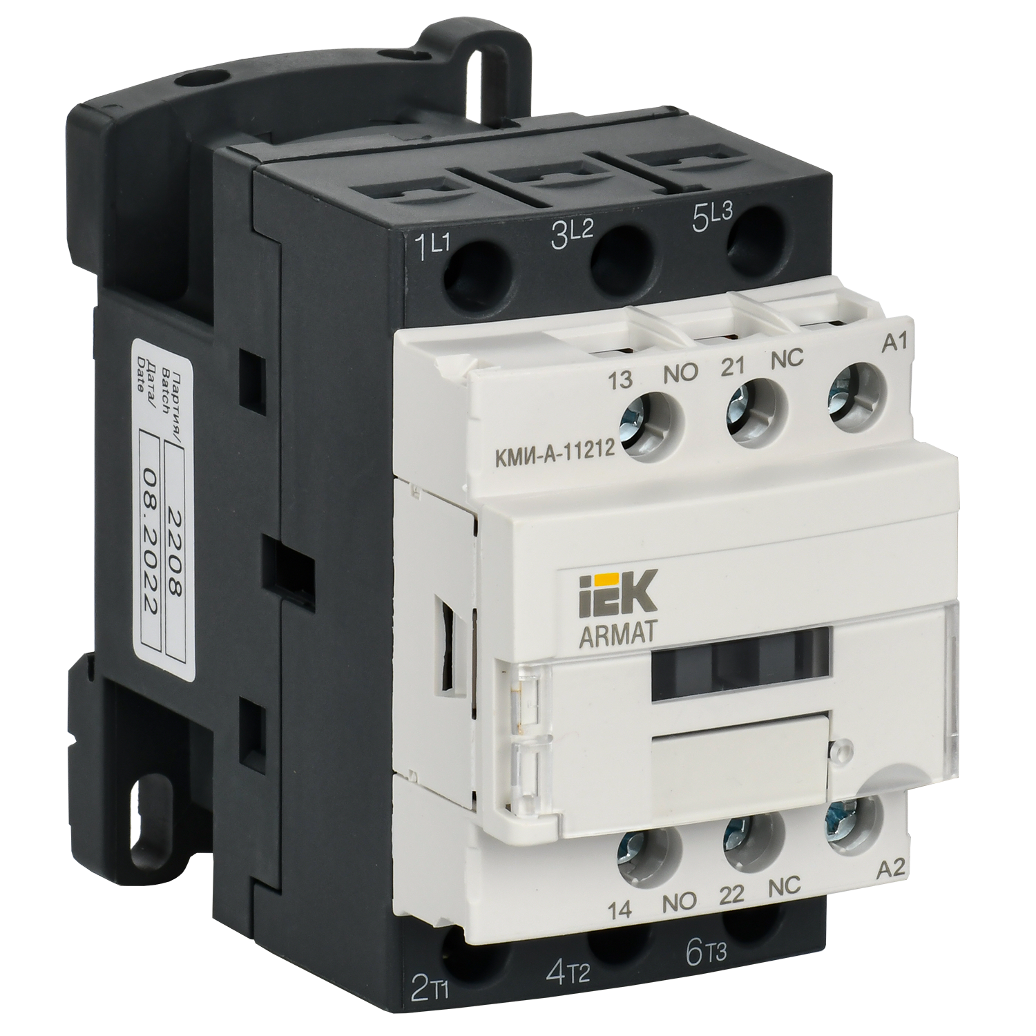 ARMAT Контактор КМИ-А-11212 LC1D 12А 36В/АС3 1НО/1НЗ , IEK AR-ACC-11-012-036-11 (1 шт.)